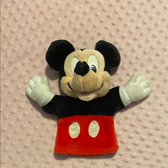 Disney | Toys | Vintage Mickey Mouse Plush Hand Puppet By Mattel Arco ...